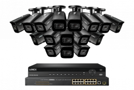 32-Channel NVR System with Sixteen 4K (8MP) IP Smart Security Cameras ...