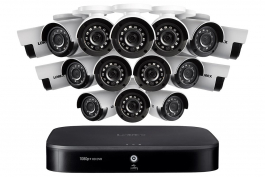 1080p HD 16-Channel Security System with Sixteen 1080p HD Outdoor ...