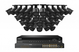 Lorex Pro Series NVR with IP Bullet Cameras - 4K 32-Channel 8TB Wired ...